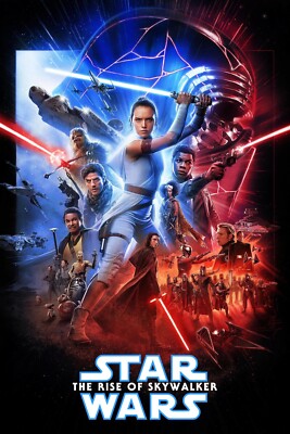 Star Wars The Rise of Skywalker Poster Print Film A5 A4 A3 A2 A1 Maxi ...
