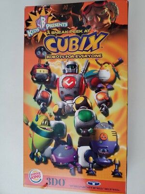 Cubix: (VHS, 2001) Robots for Everyone Sneak Peek - Burger King Promo ...