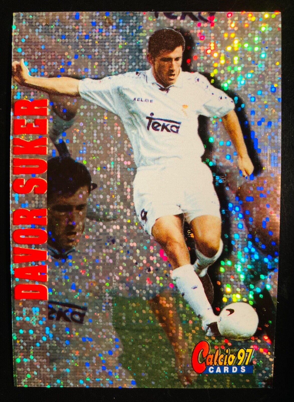 1996-97 Panini Calcio cards # 128 Eurostars Davor Suker Real Madrid ...