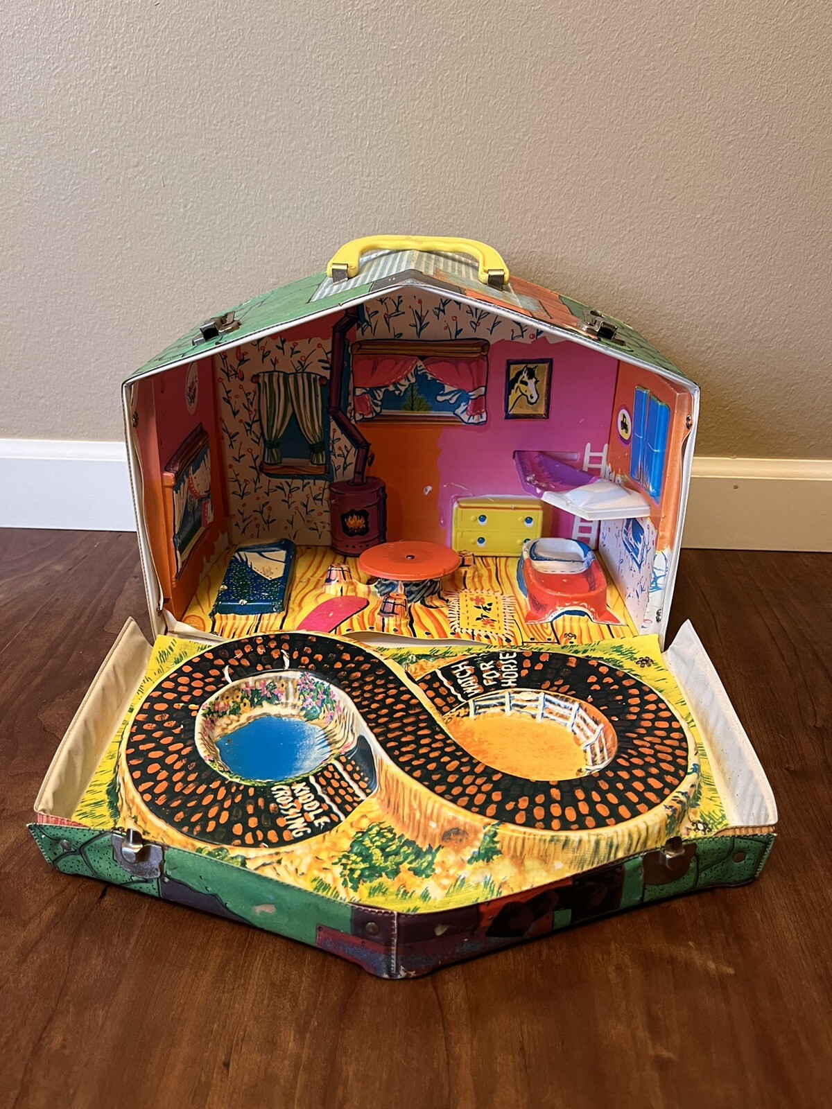 Liddle Kiddles Klub 1965 Mattel Vintage Doll Club House Playset Carry ...