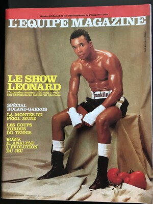 L'Equipe Magazine 10/06/1989; Spécial Roland Garros/ Borg/ Ray Sugar ...