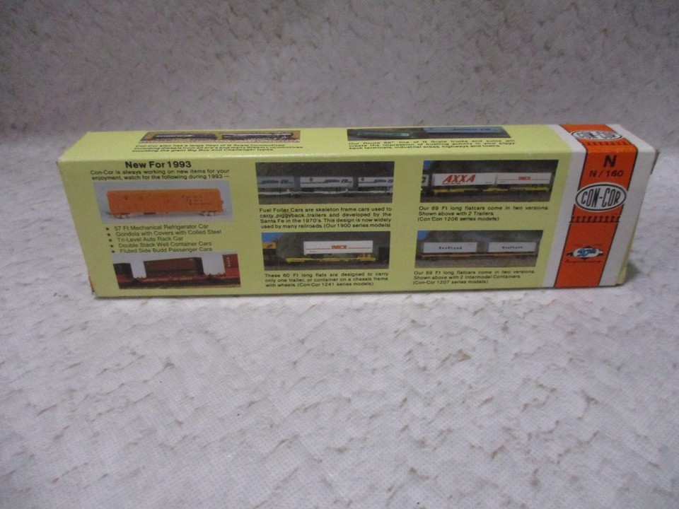 Con Cor N Scale Train Car Tri Level Auto Rack Southern Pacific New in ...