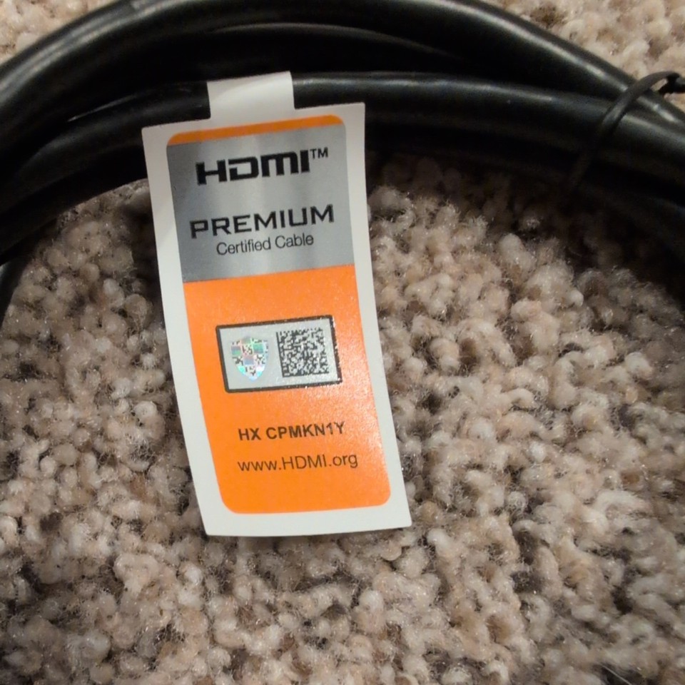 Premium High Speed HDMI Cable with Ethernet 6ft – 4K Ultra HD HDR ...