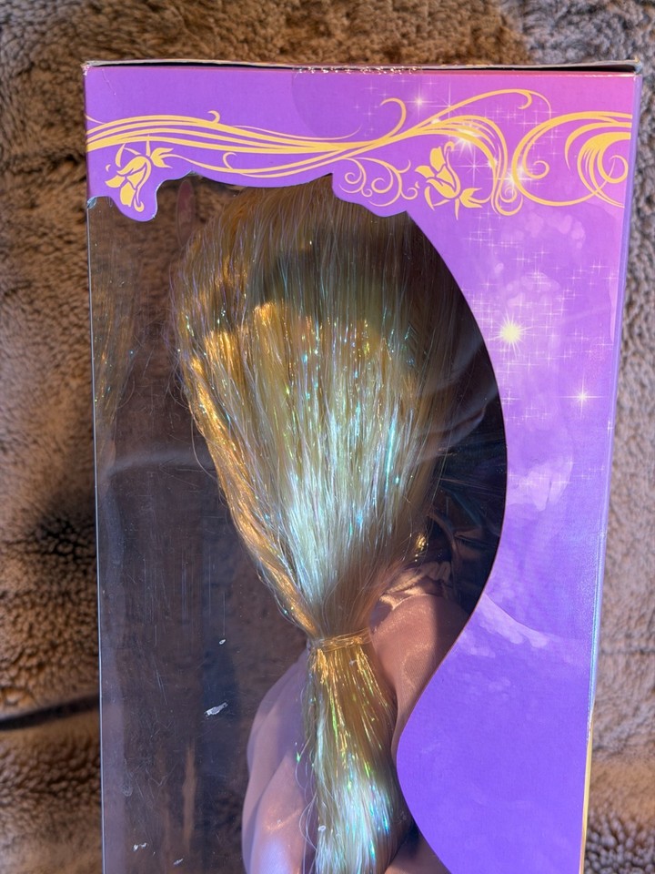 Disney Animators Collection Tangled Rapunzel with 17" of Tinsel Hair ...