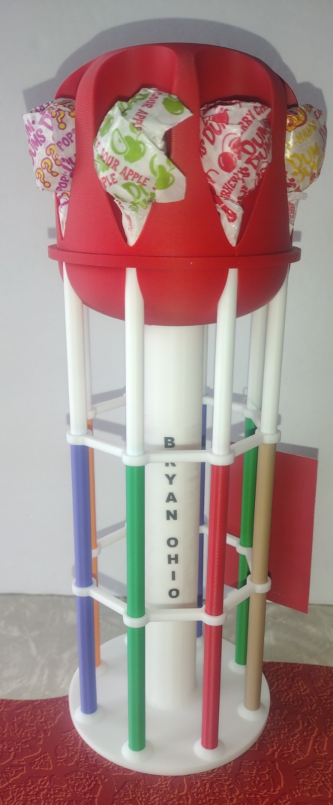 Spangler Candy Company Dum Dums Water Tower Collectible Display