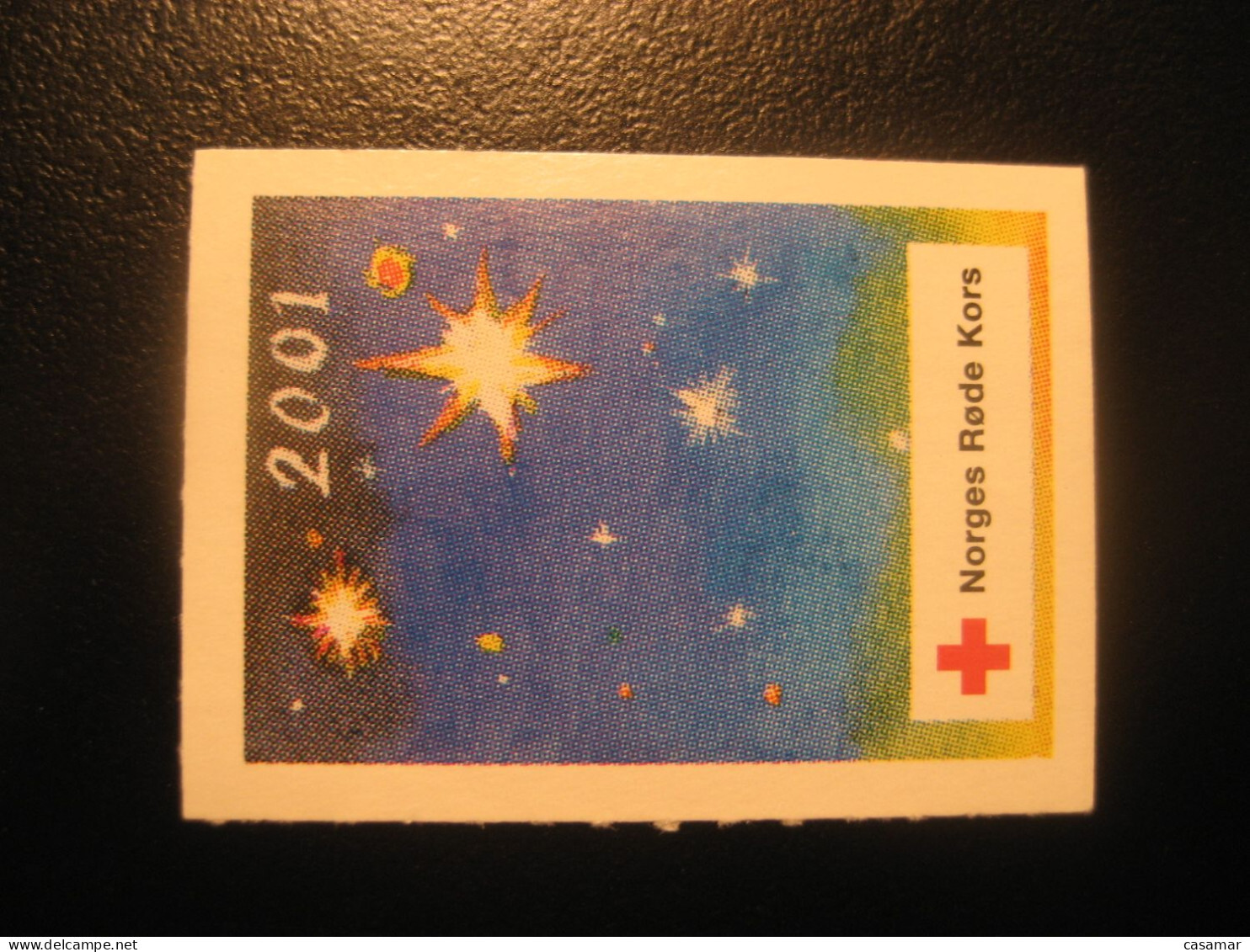 Vignette Poster Stamp Norges Rode Kors Rete Cross 2001 Health Sante ...