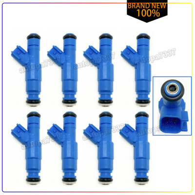 8PCS OEM Bosch 4-Hole Upgrade Fuel Injector Set F150 E150 E250 4.6L ...