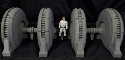 CUSTOM 4 HOTH SHIELD GENERATORS for 3.75" 1:18 SCALE STAR WARS FIGURE ...