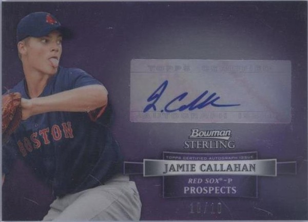 2012 Bowman Sterling - Prospect Autographs Purple Refractor #BSAP-JC ...