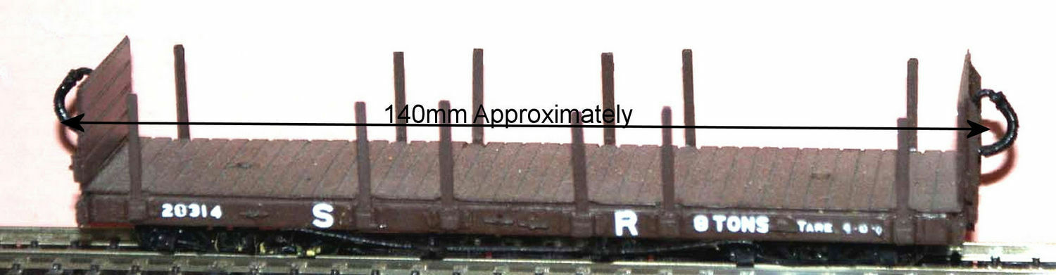 Lynton Barnstaple Bogie Platform Wagon 009 J6 UNPAINTED OO Scale Models ...