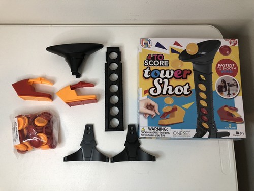 4 To Score Tower Shot Fast-Paced Catapult Aim Game Family Fun 2 Player ...