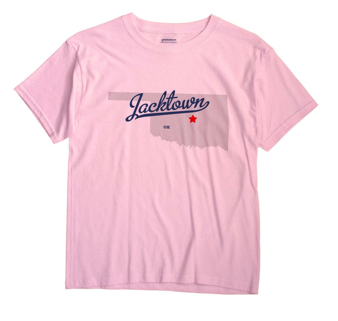 Jacktown Oklahoma OK T-Shirt MAP | eBay