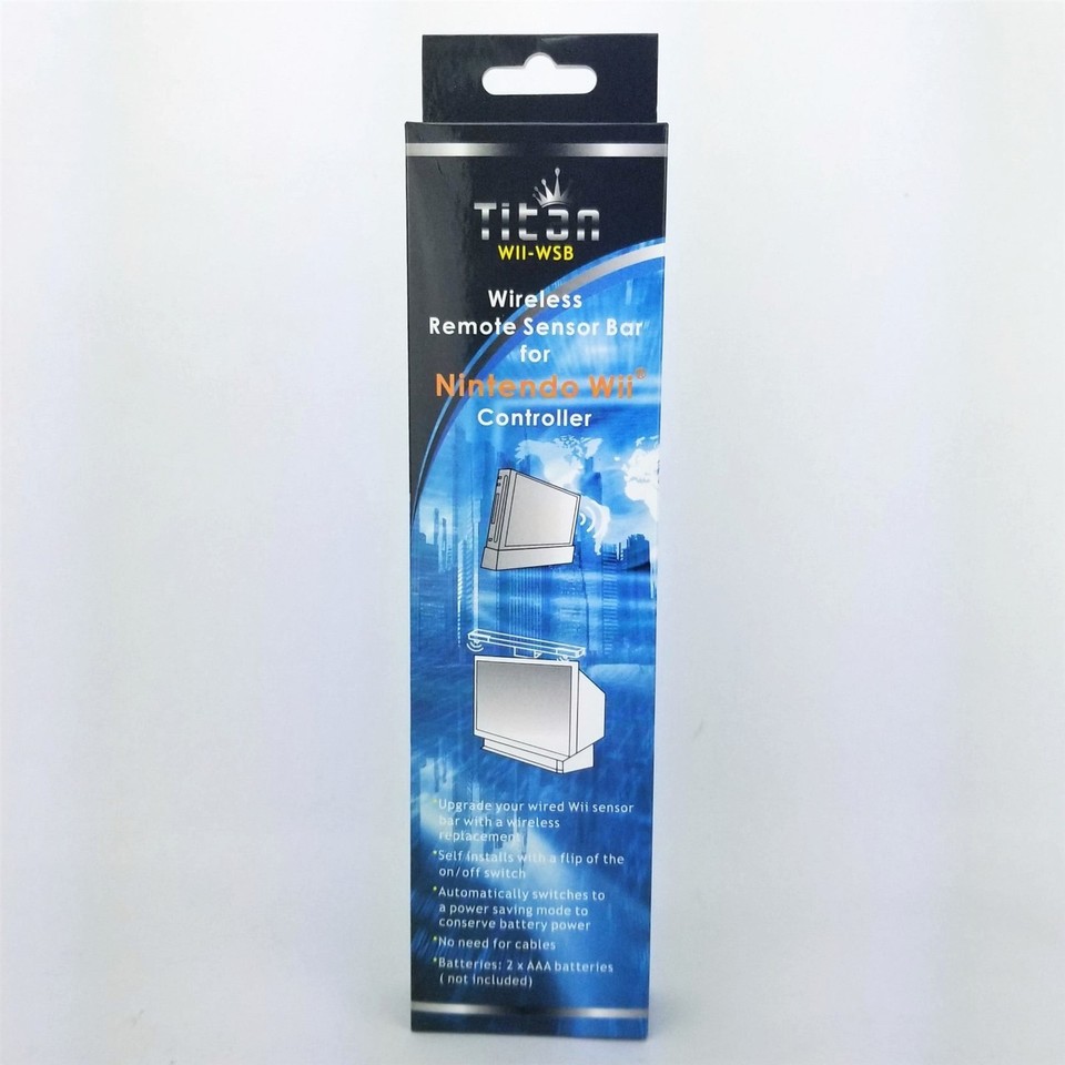 Wireless Remote Sensor Bar for Nintendo Wii / Wii U Titan (Insten) WSB ...