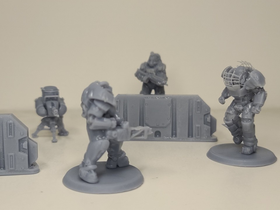 Fallout Raider Power Armor team with Terrain | eBay