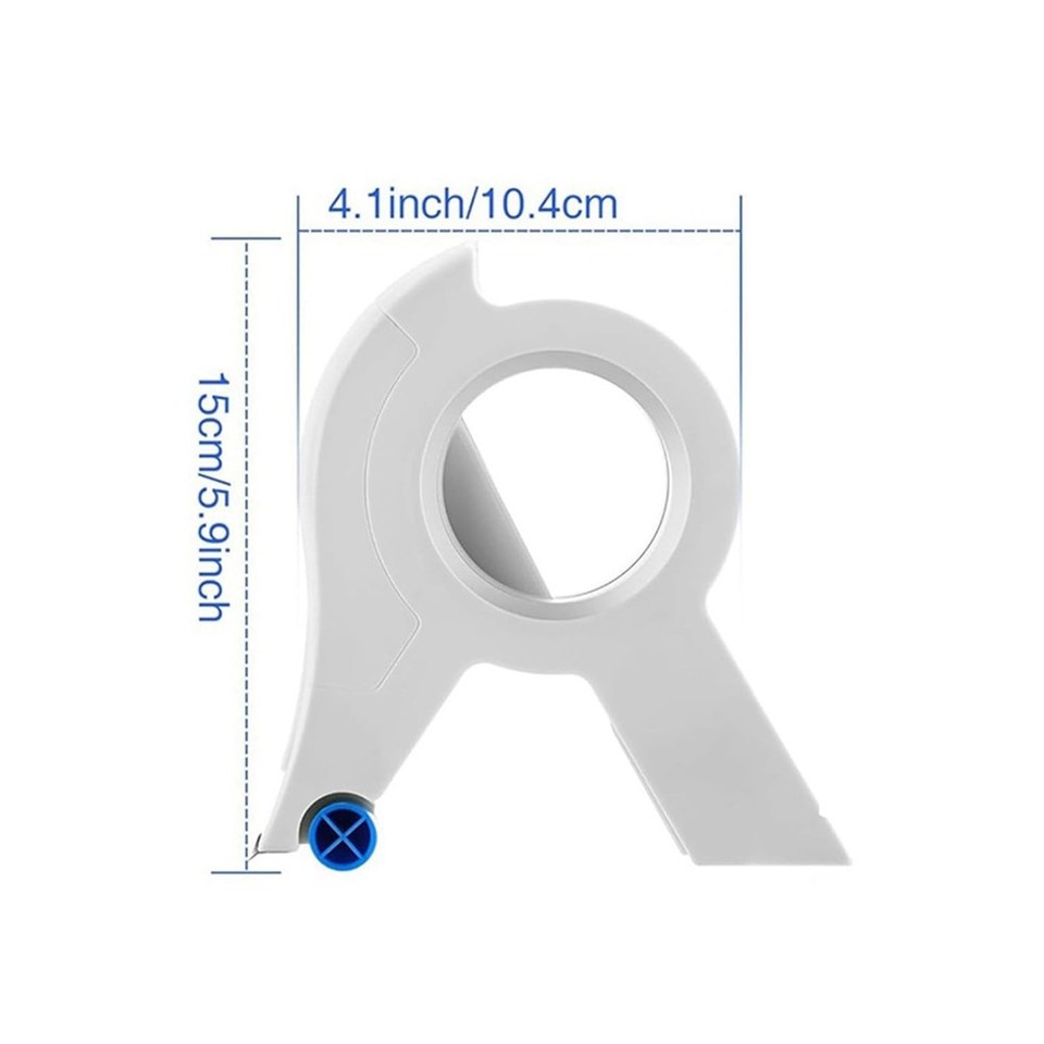Masking Tape Dispenser, Easy to Grip Rounded Handles, Serrated Cutting ...