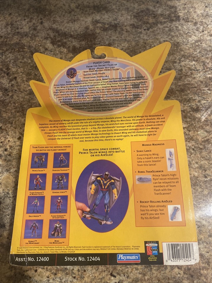 Flash Gordon Prince Talon The Silver Winged Warrior | eBay