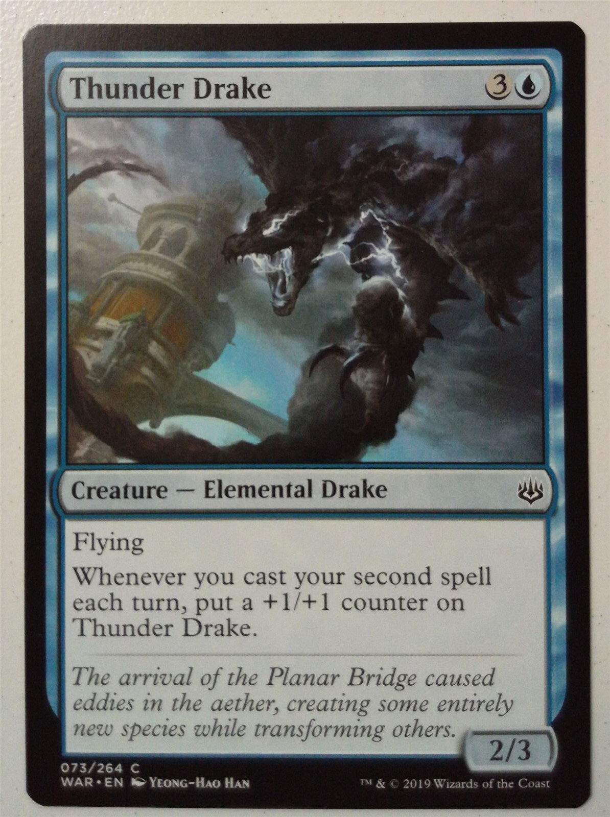 Thunder Drake *Common* Magic MtG x1 War of the Spark | eBay