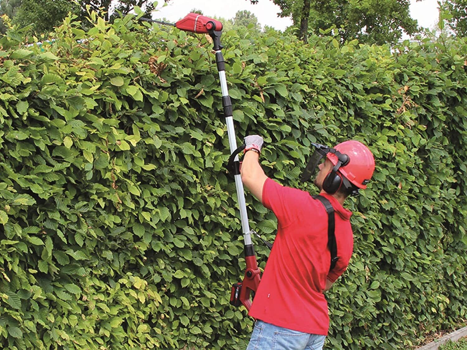 Einhell Akku Teleskop Heckenschere GE-HH 18/45 Li T-Solo 450mm Schwert ...