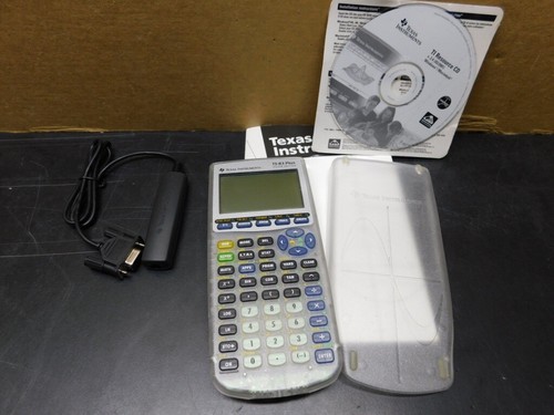 Texas Instruments TI-83 Plus Silver Edition Calculator w/ Manual & TI ...