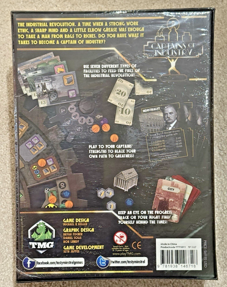 Captains of Industry - Board Game TMG 2013 (Sealed) | eBay