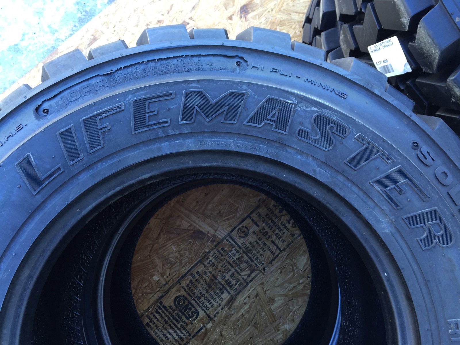 4 HD 10-16.5 Skid Steer Tires 10X16.5 Solideal SKZ Lifemaster- fits ...