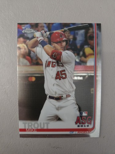 Mike Trout 2019 Topps Chrome Update Edition ASG #76 Los Angeles Angels ...