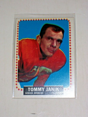 1964 Topps 49 Tommy Janik RC Denver Broncos VG/EX Nice Clean No Creases ...