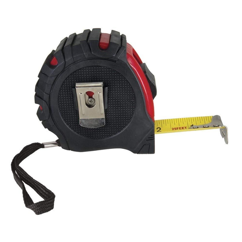 Left-Handed Tape Measure with Rubber Guard 25' | eBay