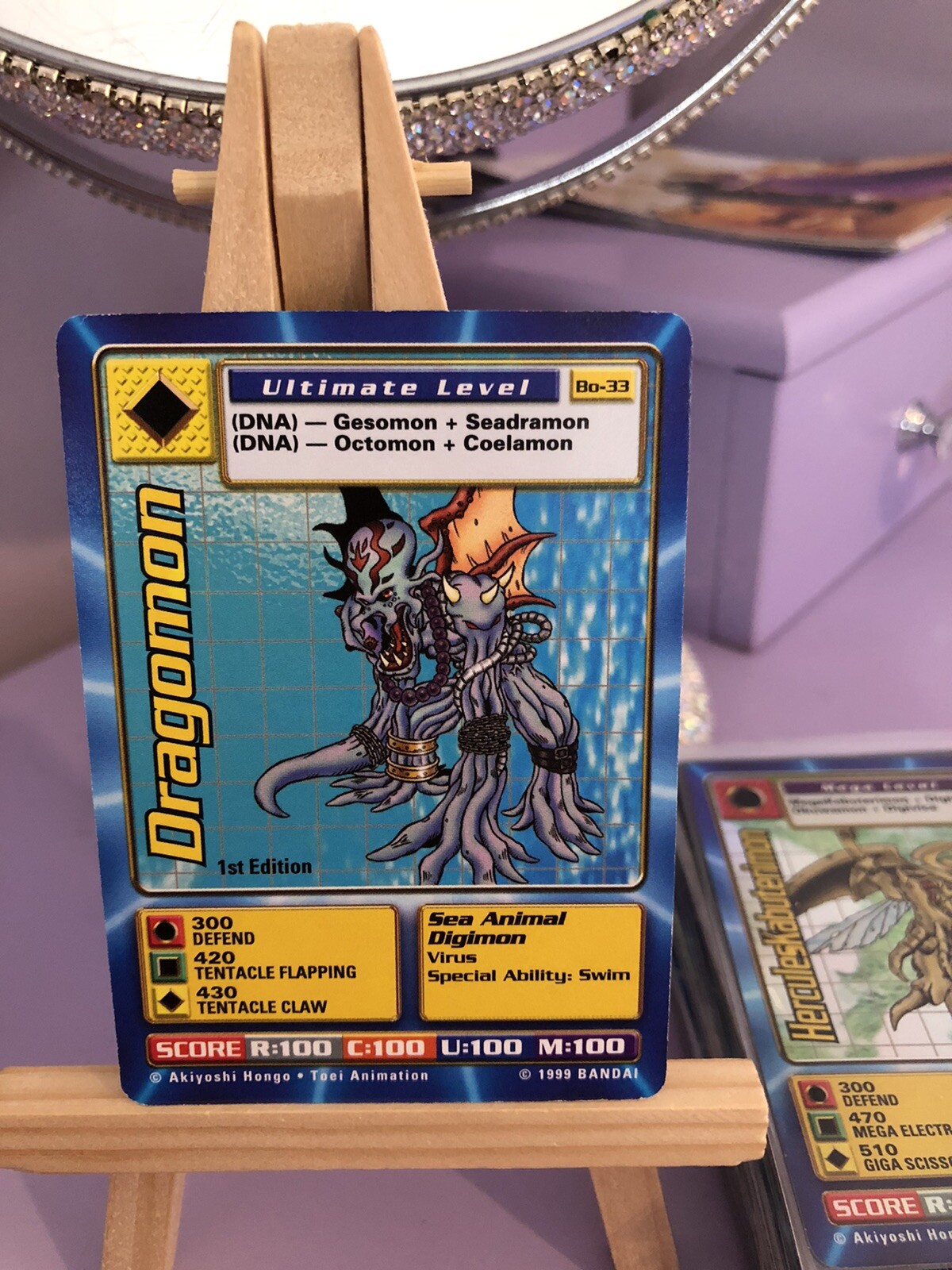 Digimon Dragomon Bo-33 Ultimate Level 1999 Bandai Card | eBay