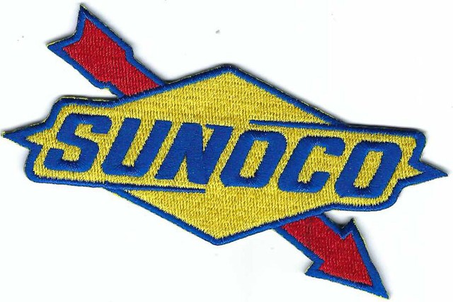 10x Sunoco Logo Racing Patch Iron on Embroidered NASCAR NHRA Arca for ...