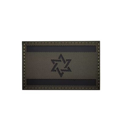 IR Reflective ISRAEL FLAG PATCH Star of David JEWISH ISRAELI Jerusale ...