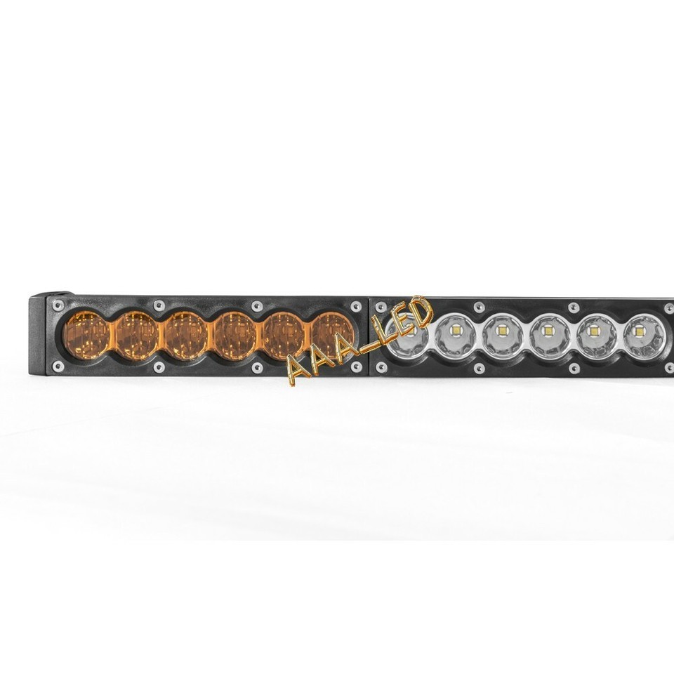 40 inch LED Light Bar Dual Color Spot Flood Combo Work UTE Truck SUV ...