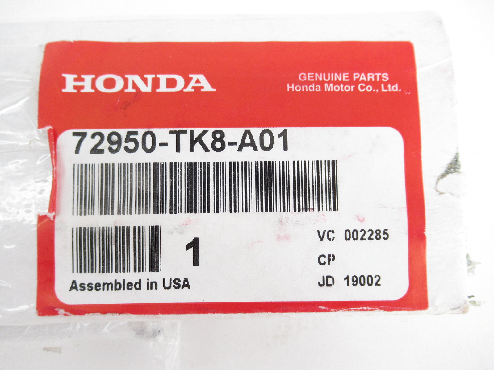 Genuine OEM Honda 72950-TK8-A01 Left Sliding Door Belt Molding 2011 ...