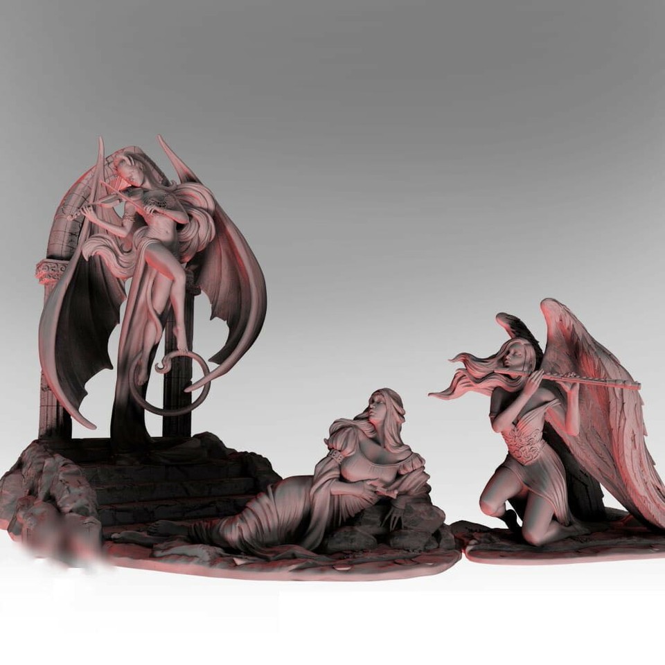 1/24 Scale Resin Figures Model Kit The Historical Fantasy Unpainted ...