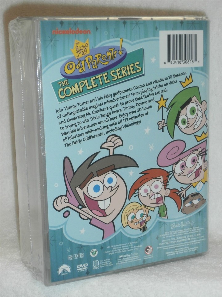 The Fairly Oddparents: Complete Series (DVD, 2024, 35-Disc) NEW ...
