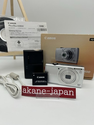 Canon PowerShot A2600 Silver 16.0MP 5x Digital Camera w/Box from Japan ...
