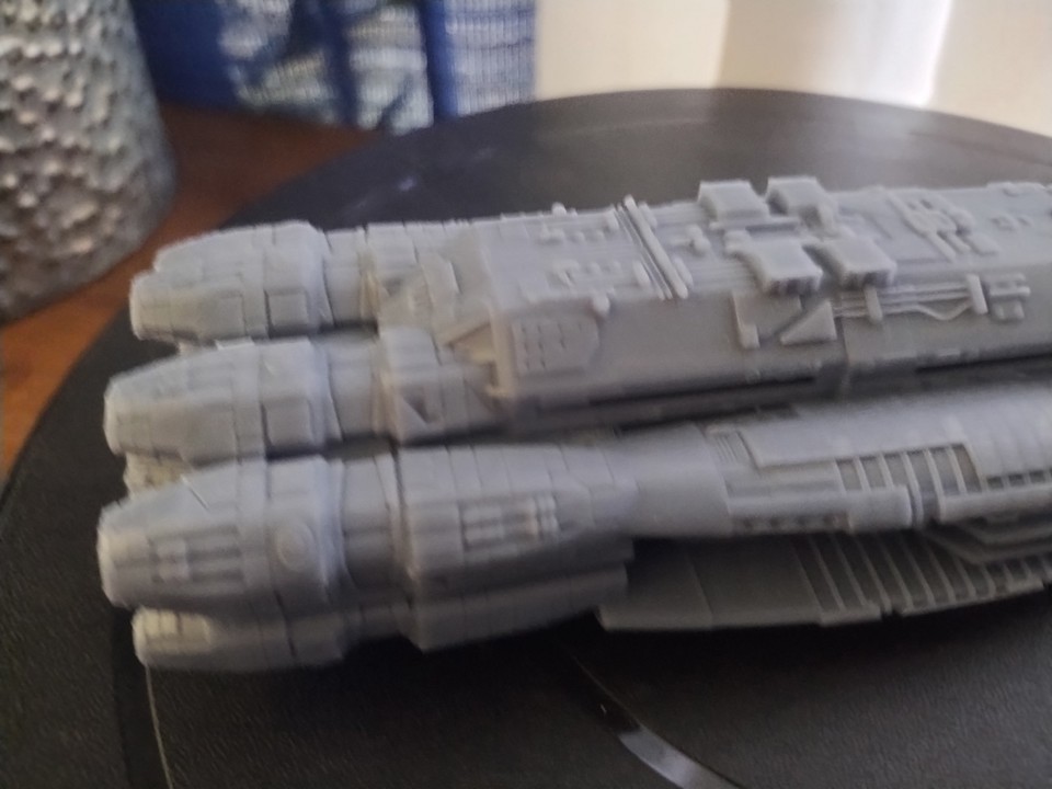 Battlestar Galactica Fast Attack Cruiser 3D Print 8.75" | eBay