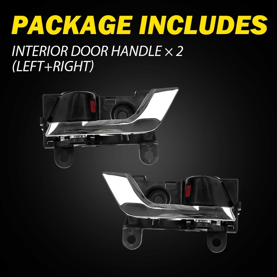 2PCS Interior Inside Door Handle Left & Right Fit 2008-2013 Toyota ...