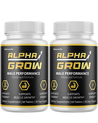 Alpha Grow Male Enhancement Dietary Supplement - 2 Bottles | eBay