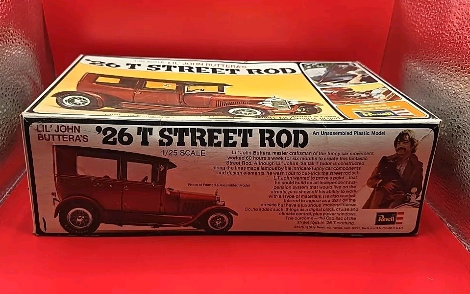 Revell Lil John Buttera's '26 T Street Rod 1/25 Model Car Kit H-1436 ...