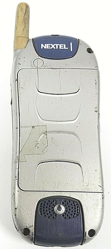 Motorola i series i265 - Blue and Silver ( Nextel ) PTT iDEN Cellular ...