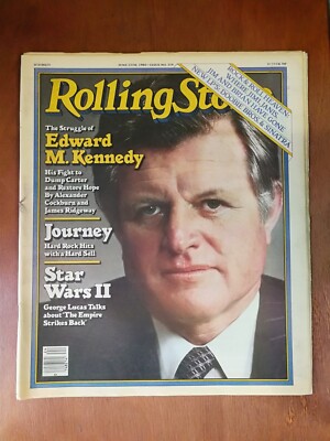 Vintage Rolling Stone Magazine June 12, 1980 #319 Ted Kennedy Journey ...