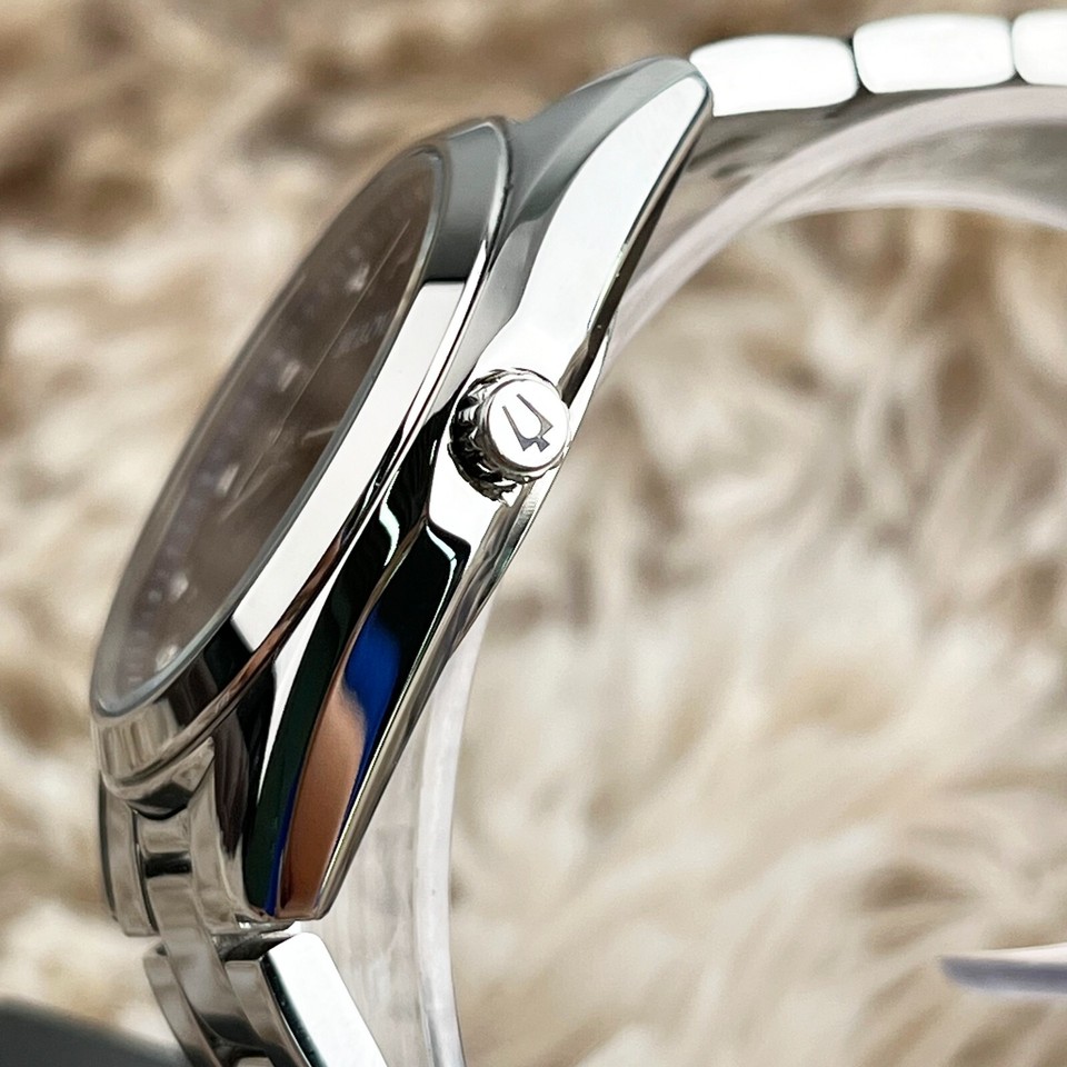 Bulova Surveyor Diamond Blue Dial Stainless Steel Strap Women's Watch ...