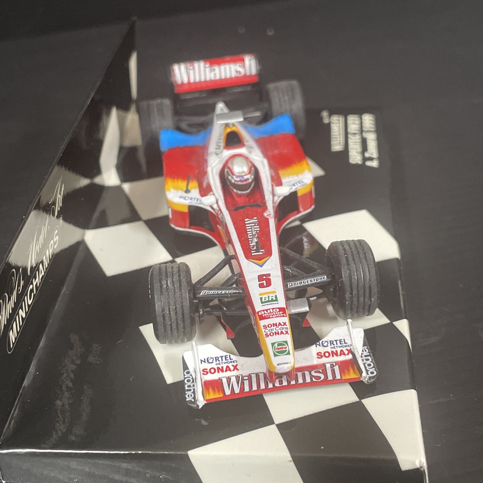 Minichamps Alex Zanardi 1999 Williams Supertec FW21 1:43 Scale Model | eBay