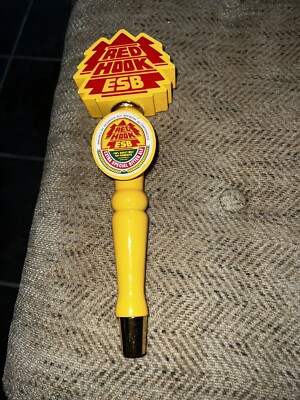 Vintage Red Hook ESB Beer Tap Handle Yellow 10.5” Rich Amber Ale | eBay