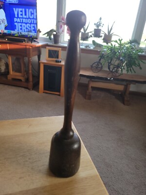 Primitive Wood Food Masher 10.25" | eBay