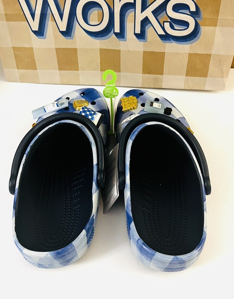 Bath and Body Works Crocs Gingham Crocs Womens 10 Mens 8 | eBay