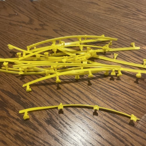 Lot (15) Vintage Tyco HO Slot Car Track 9" Guardrails Yellow | eBay