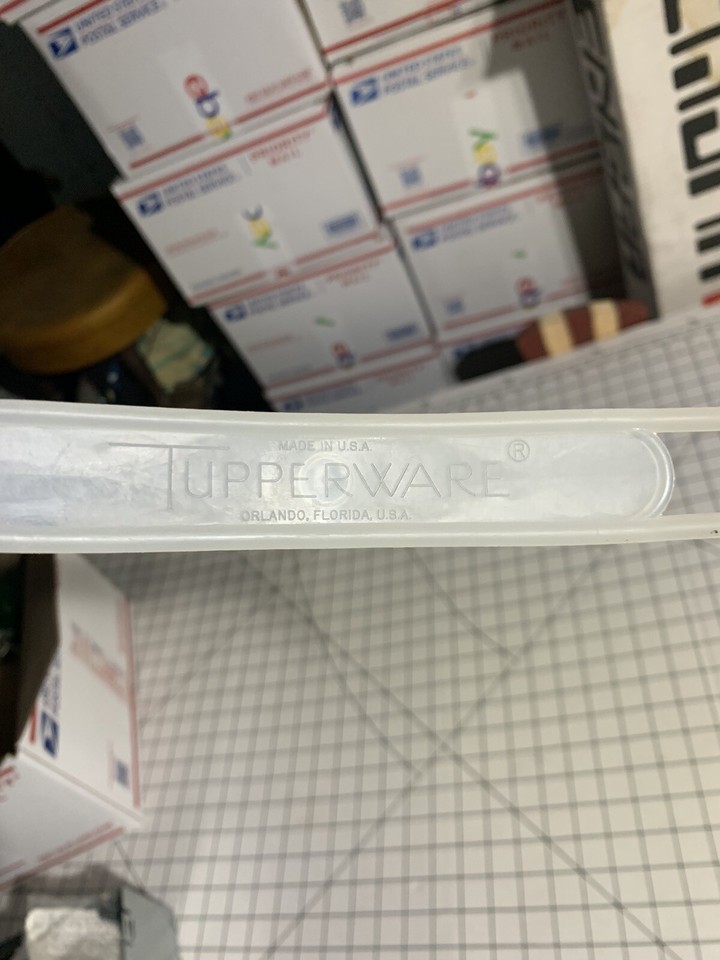 Vintage Tupperware Carry Handle Replacement White B214 | eBay