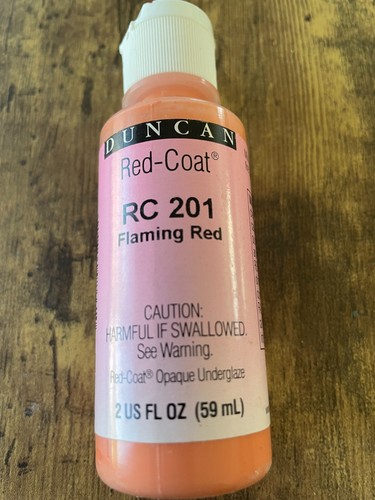 Duncan Red-Coat Ceramic Glaze RC 201 Flaming Red | eBay